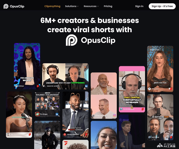OpusClip_AI应用大全
